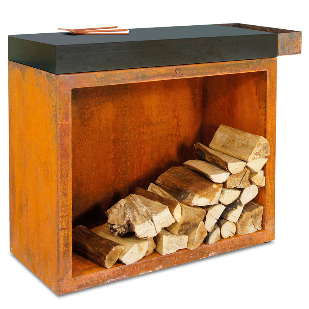 CERAMIC WORK TABLE CORTEN 90 – Absolut BBQ